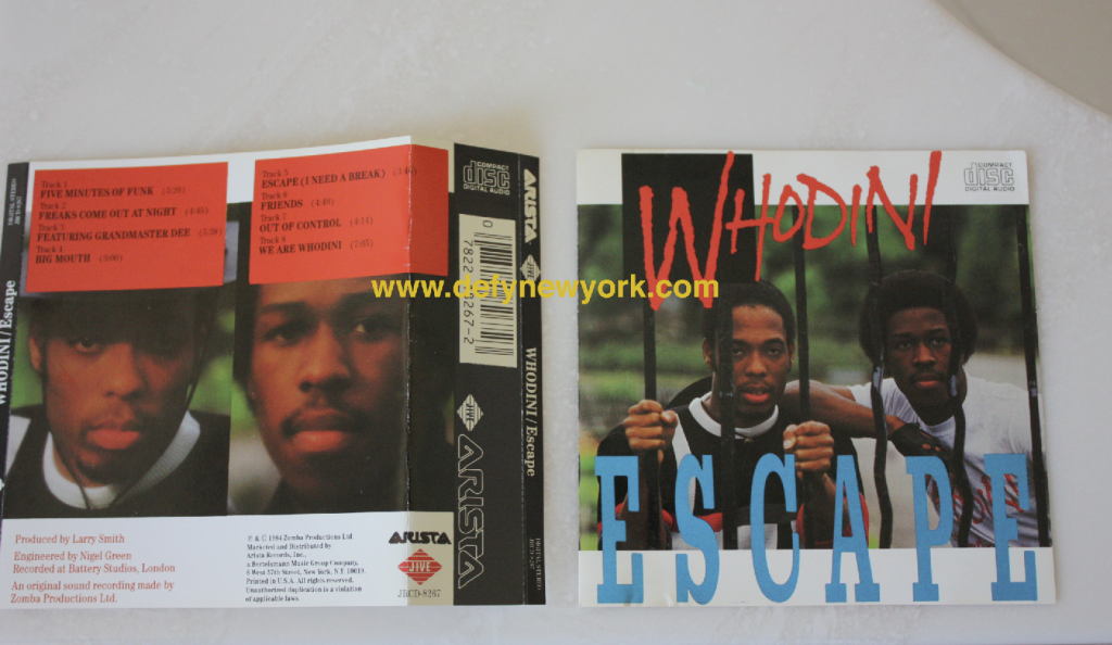 Whodini (Escape) Original CD 1984