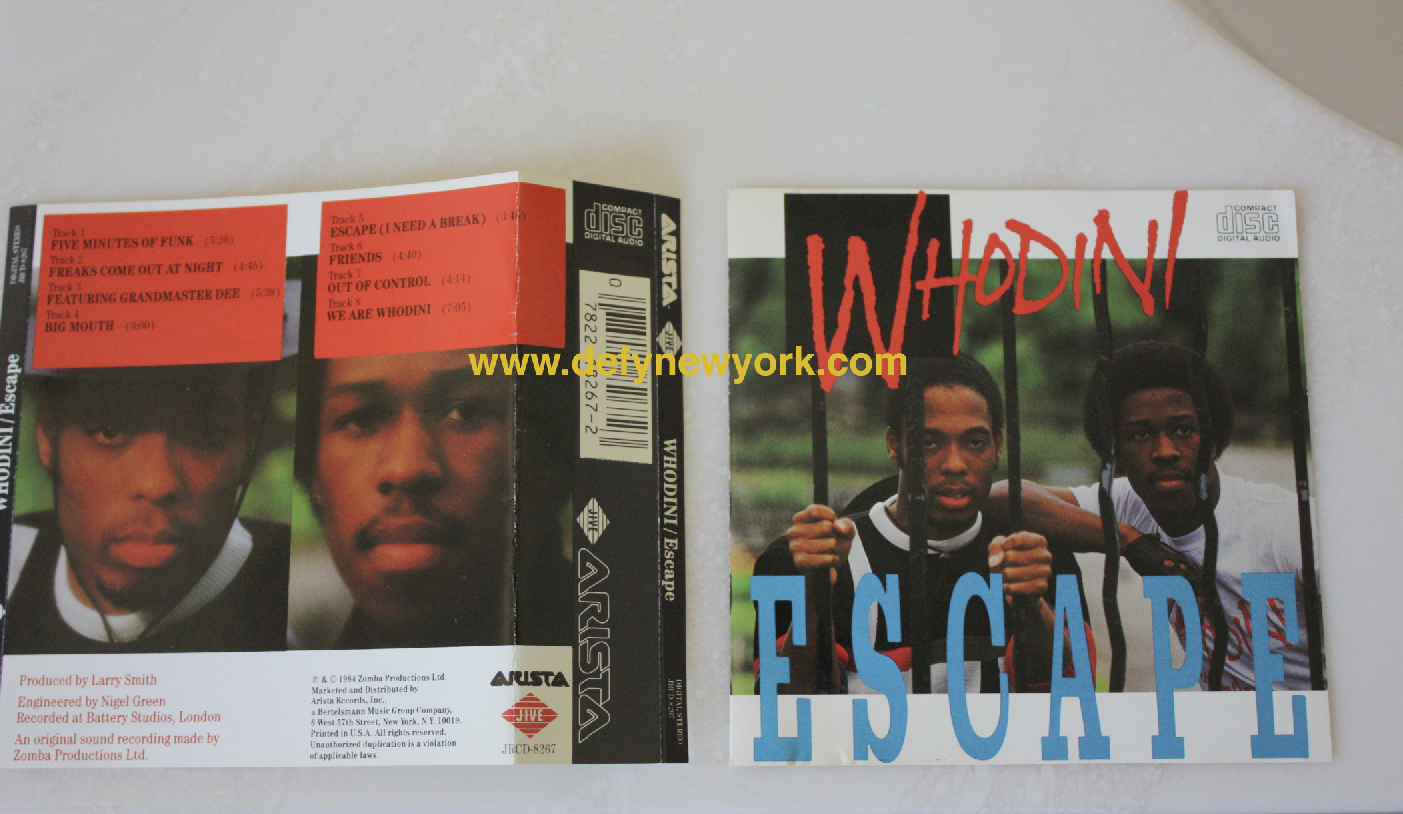 Whodini (Escape) Original CD 1984