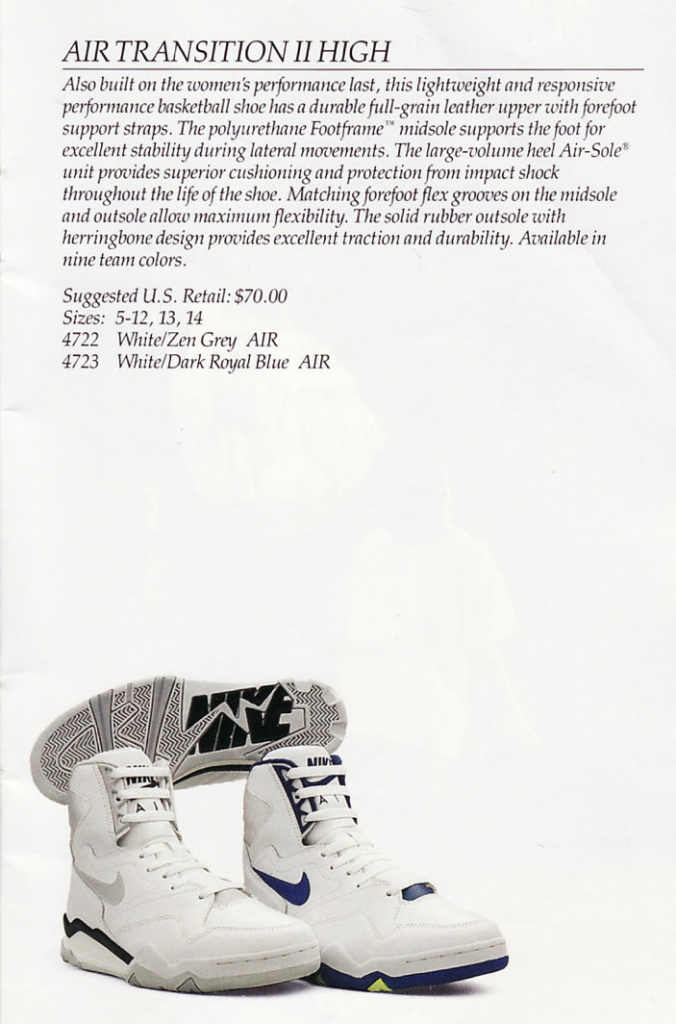 Nike Air Transition High II 1990