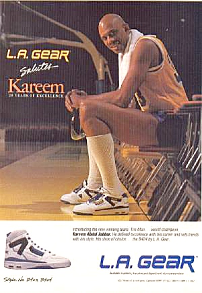 L.A. Gear Kareem Abdul Jabar 1989 Ad
