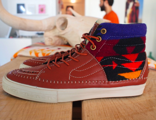Vans X Taka Hayashi X Pendleton 2010 Sk8 Hi and Slip On