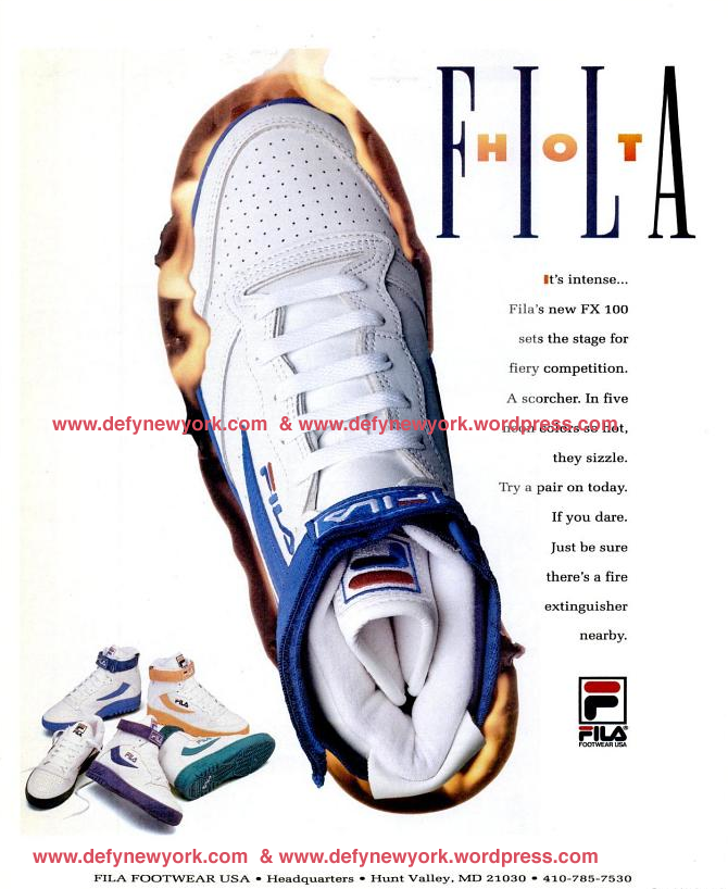 Fila Fx-100 High Original Basketball Sneaker 1992