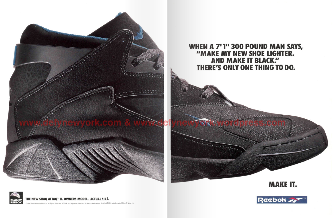 Planet Reebok And The Reebok Shaq Attack II 1993
