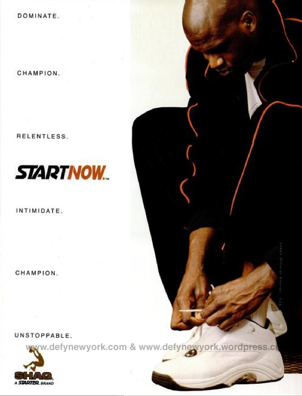 Starter Shaq Brand Sneakers 2001