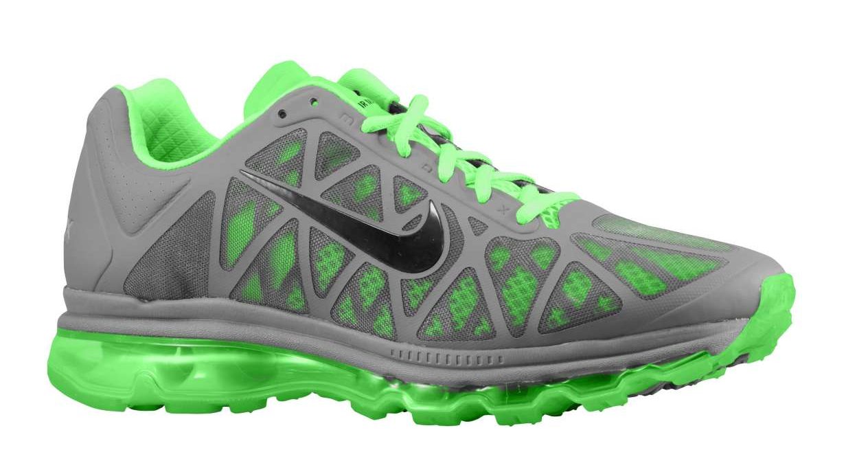Nike Air Max + 2011 Cool Grey/Black/Neon Lime Now Available