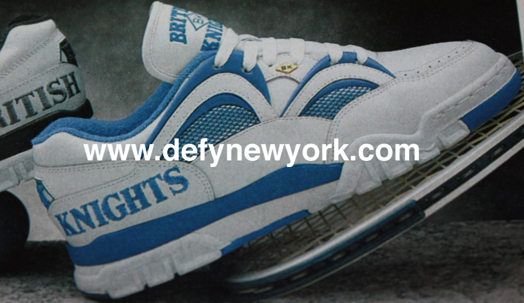 British Knights Mirage Cross Trainer Shoe White/Slate 1990
