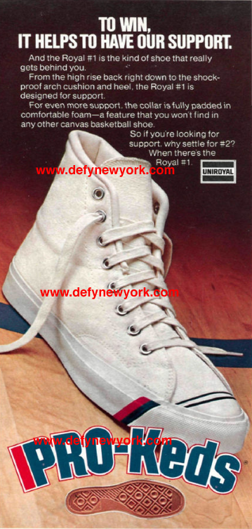 Pro-Keds Royal #1 Basketball Shoe 1977