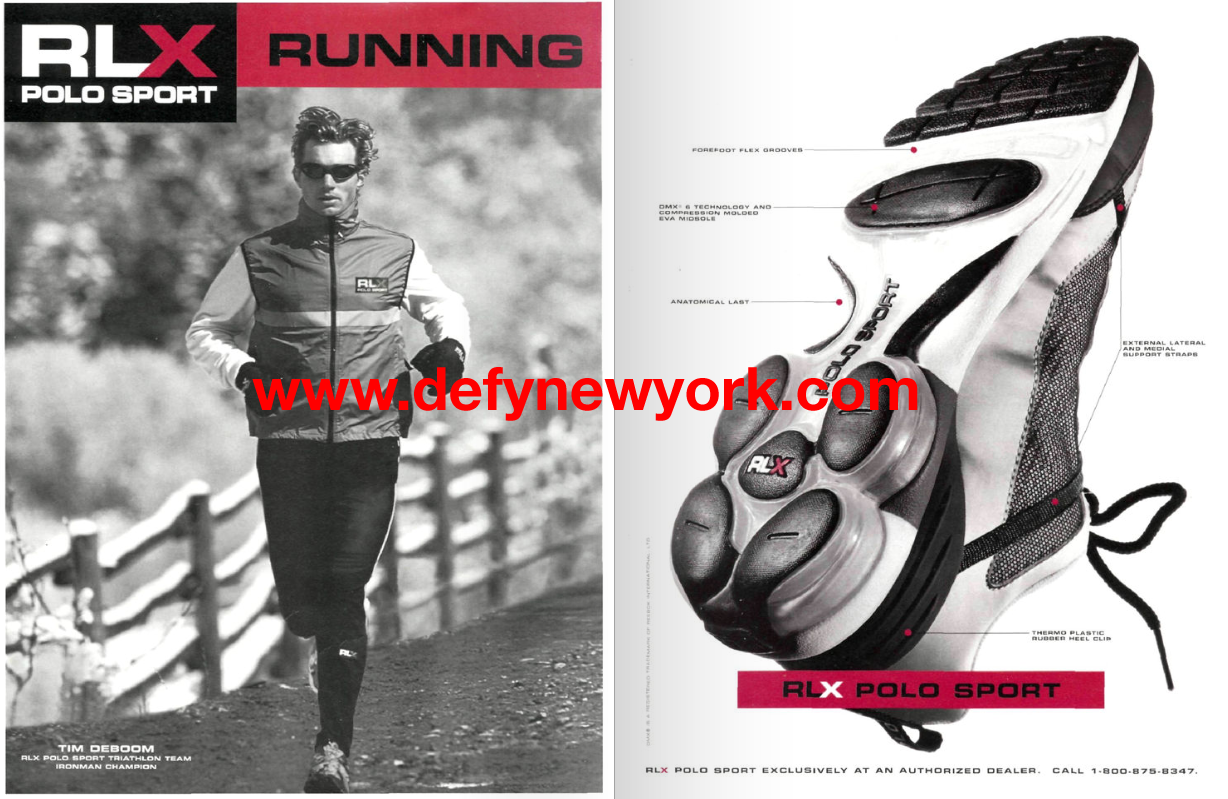 Ralph Lauren RLX Polo Sport Running Shoe Tim Deboom 1999