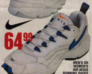 Nike Air Aegis Running Shoe 1997