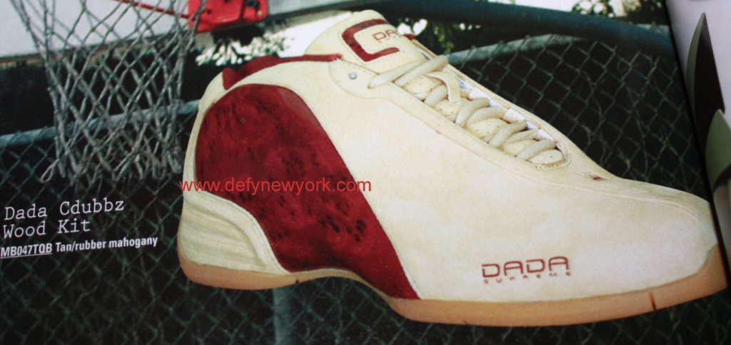 Dada Supreme Cdubbz Wood Kit Tan Rubber Mahogany Sneaker 2003