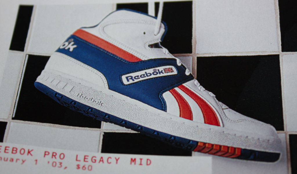 Reebok Pro Legacy Basketball Sneaker x Fabolous 2003 White Blue Red