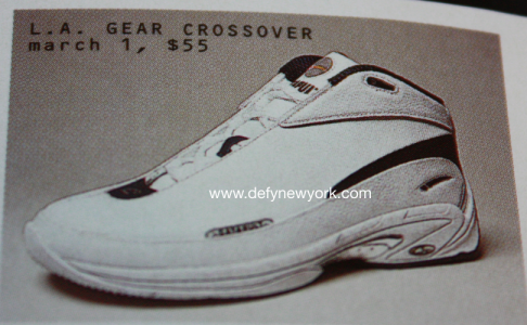 L.A. Gear Crossover Basketball Shoe 2004