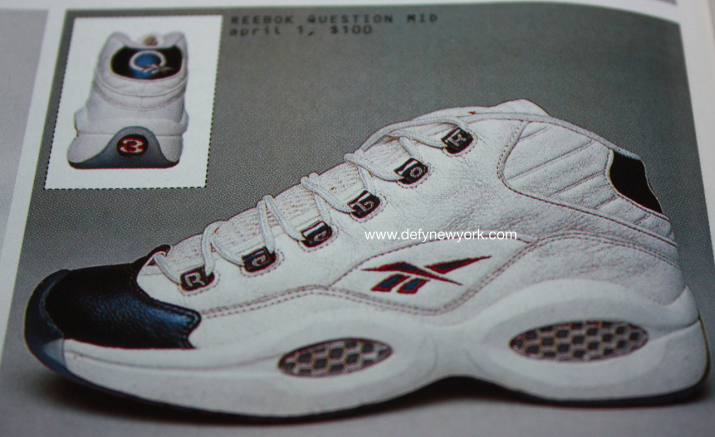 Reebok Question Mid White Blue Retro Allen Iverson 2003