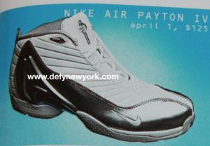 Nike Air Payton IV Gary Payton Sig Shoe White Silver 2002