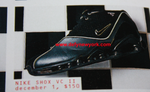 Nike Shox VC Vince Carter II Black/Silver 2002