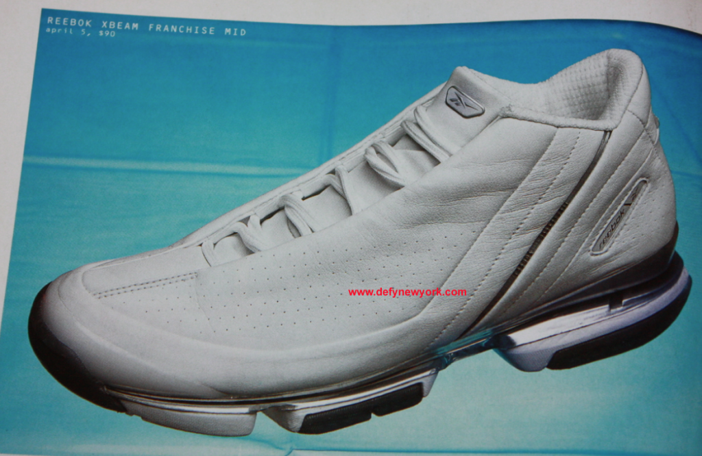 Reebok X Beam Franchise Steve Francis Basketball Shoe 2002