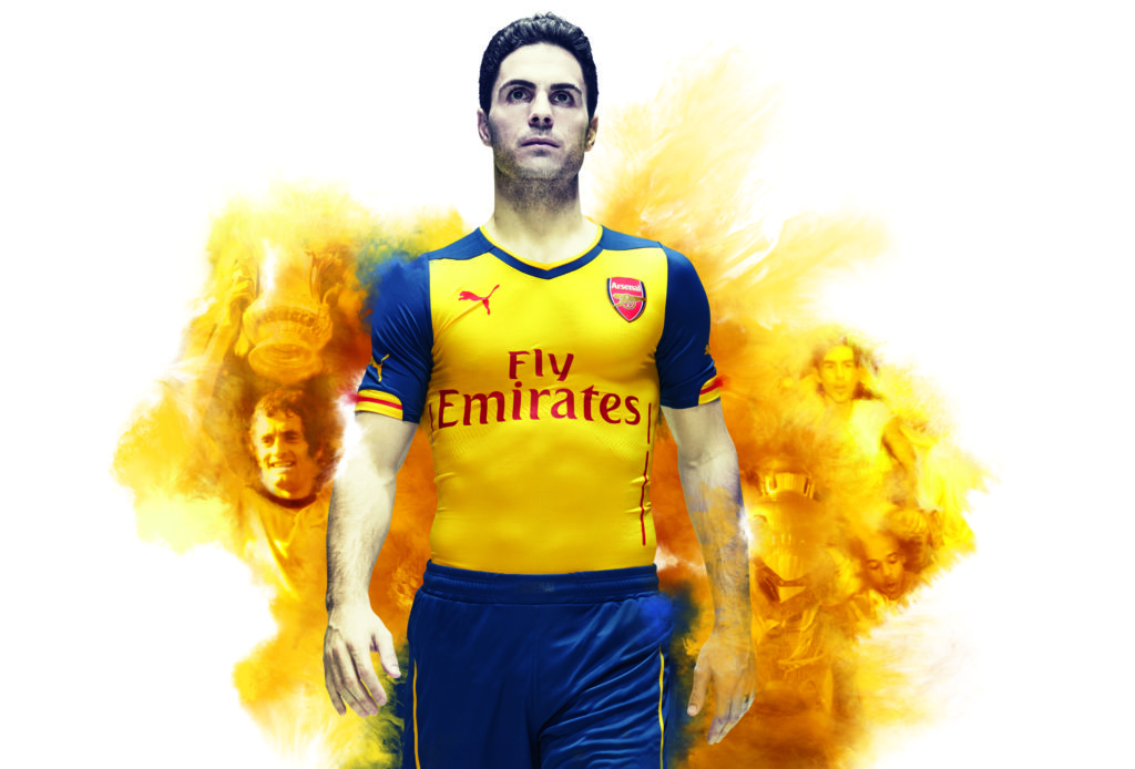 Puma’s Arsenal Home, Away, And Cup Kits For 2014/15 Football Season